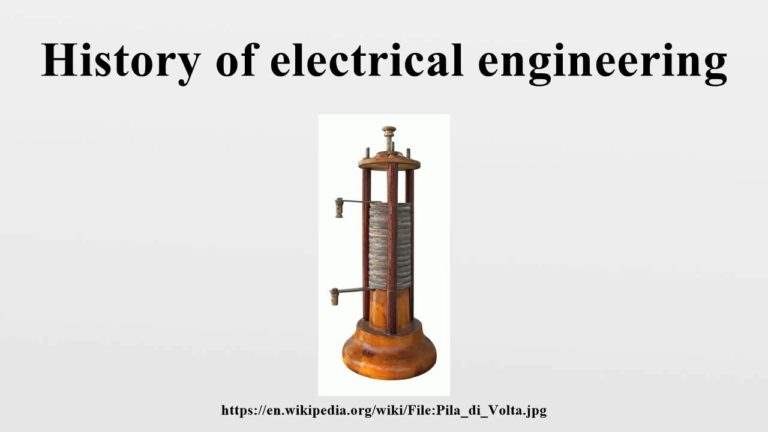 History of Electrical Engineering | Electrical4u