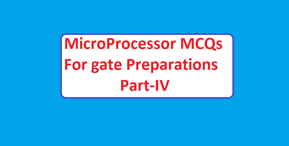 Microprocessor Mcq-4 | Electrical4u