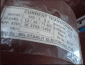 How to Read CT Current Transformer Nameplate Details | Electrical4u