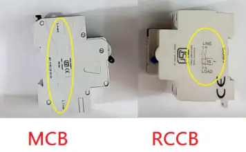 Difference Between MCB and RCCB | Electrical4u