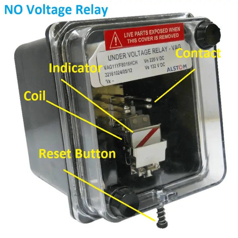 No Volt Release (NVR) and No Voltage Relay Working Principle | Electrical4u