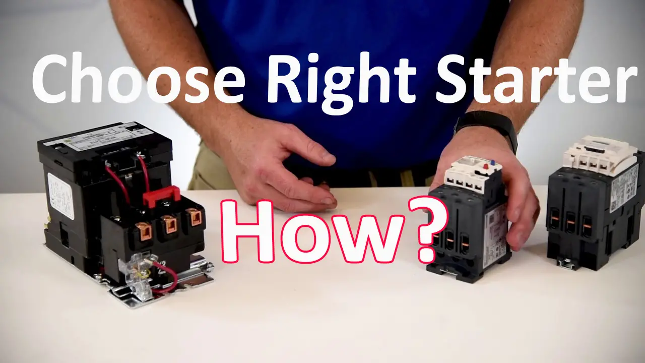 How to Choose Right Starter For Motor? | Electrical4u