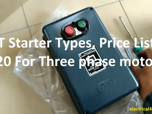 Starters Archives | Electrical4u