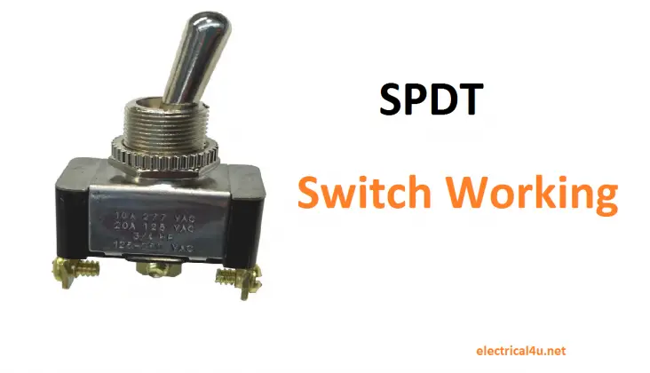 SPDT Switch Back side | Electrical4u