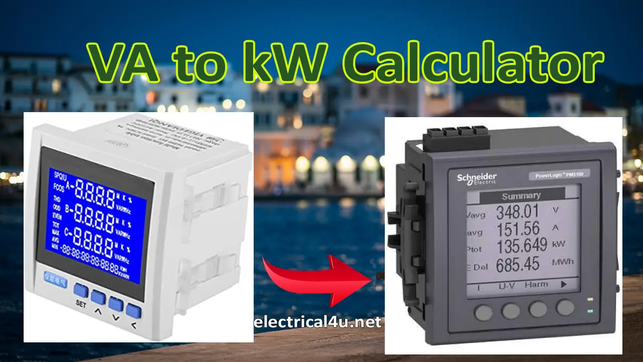 VA to kW conversion calculator | Electrical4u