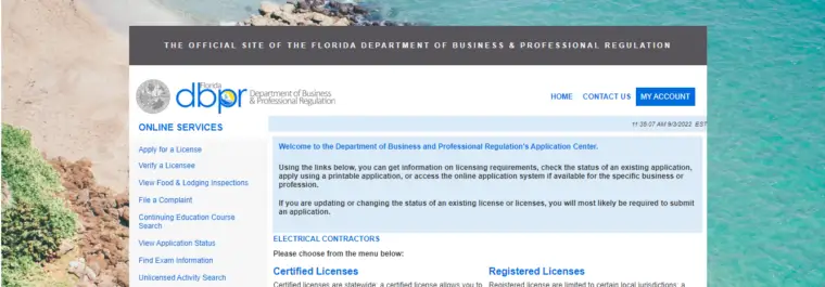 Get Electric License Florida Application Form Exam Process