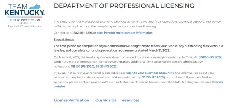 Electrical License in Kentucky, Contractor License, Requirements ...