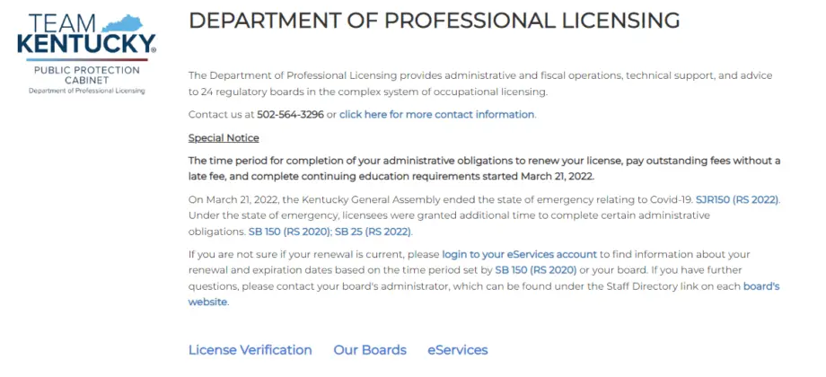 Electrical License in Kentucky, Contractor License, Requirements ...