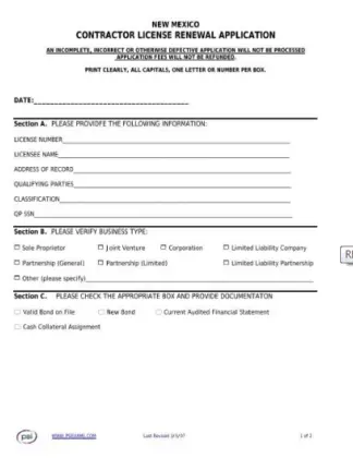 Get Contractor License New Mexico, Requirements, Renew, Fee | Electrical4u